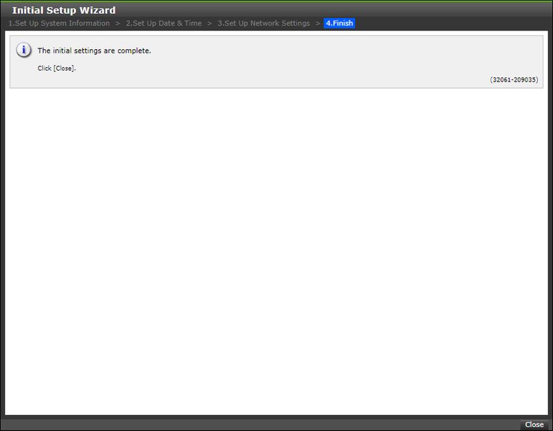 VSP One Block 20 Quick Setup Guide - Perform the initial setup