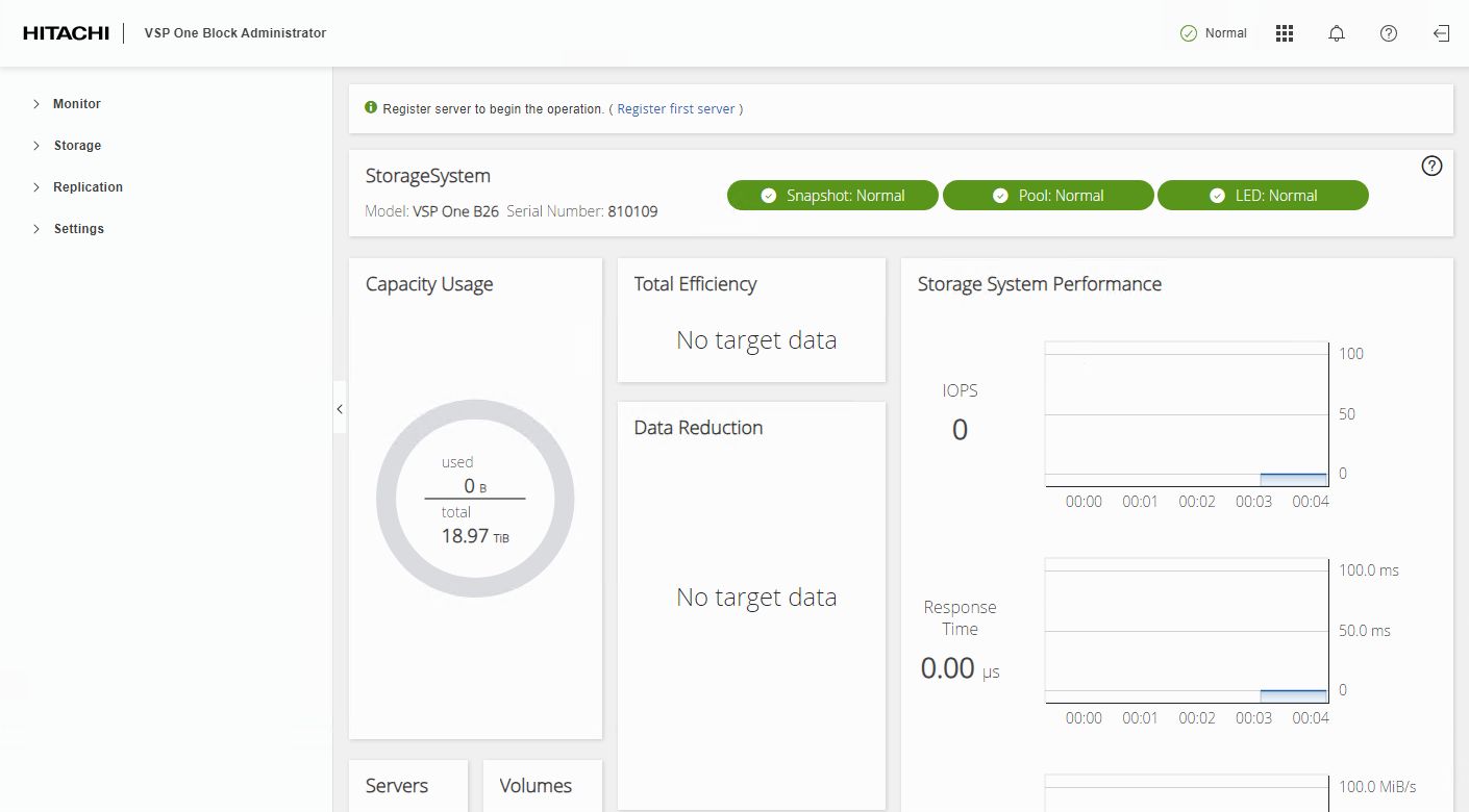 VSP One Block 20 Quick Setup Guide - Perform the initial setup